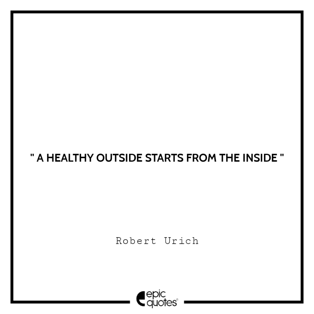 A healthy outside starts from the inside